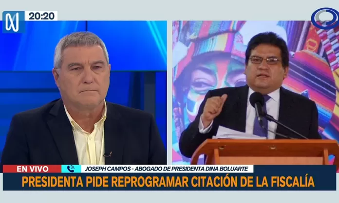 Abogado de Dina Boluarte: "Hemos pedido a la Fiscalia que programe la cita para el día siguiente ...