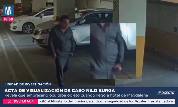 Acta de visualización de caso Nilo Burga | Canal N