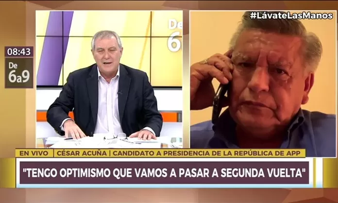 César Acuña: "Del segundo al octavo puesto, cualquiera puede pasar a ...