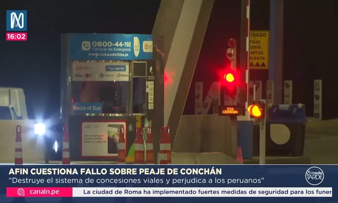 AFIN cuestona el fallo sobre peaje de Conchán | Canal N
