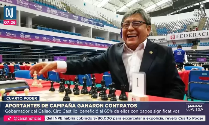 Aportantes de campaña de Ciro Castillo ganan contratos | Canal N