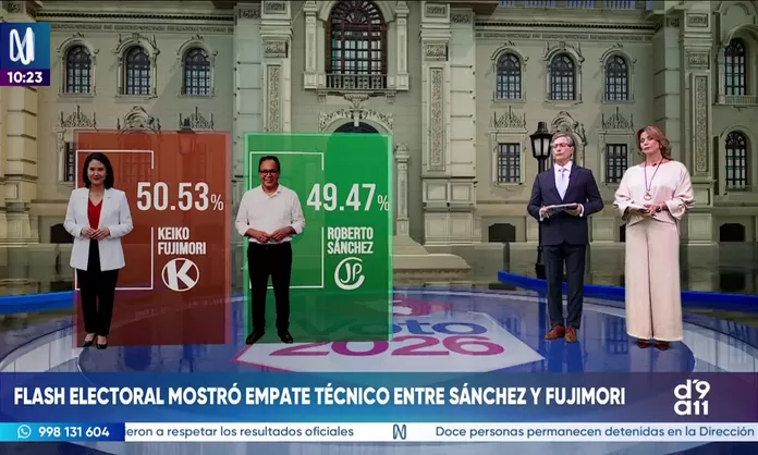 Así se vivió el flash de Datum para Canal N y América Multimedia | Canal N