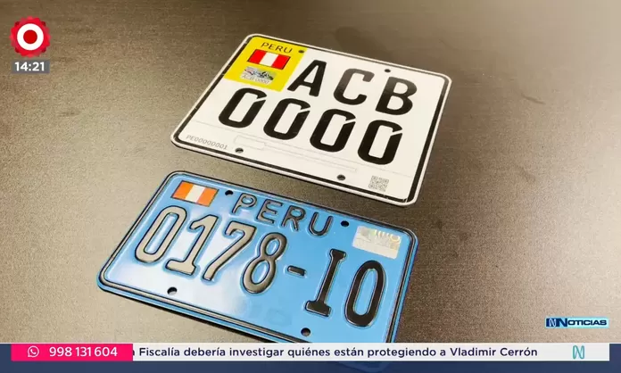 Asociación Automotriz del Perú: Piden aumentar el tamaño de placas de ...