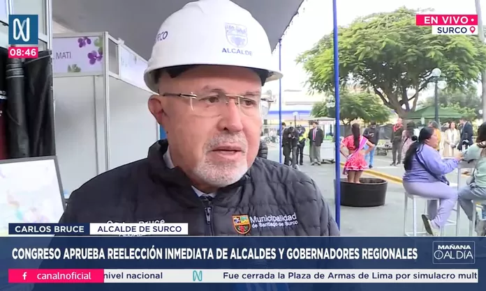 Carlos Bruce: La ley de reelección inmediata de alcaldes y gobernadores ...