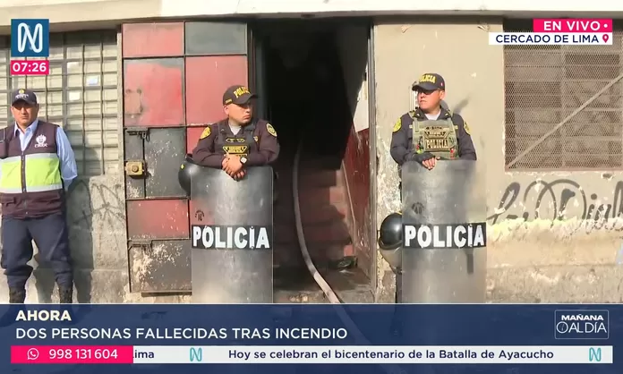 Cercado de Lima: Dos hermanos murieron en incendio de una casa | Canal N