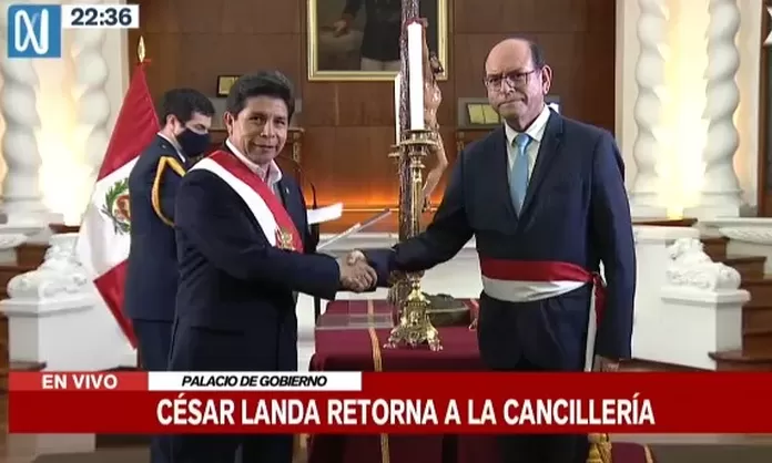 César Landa retorna a la Cancillería | Canal N