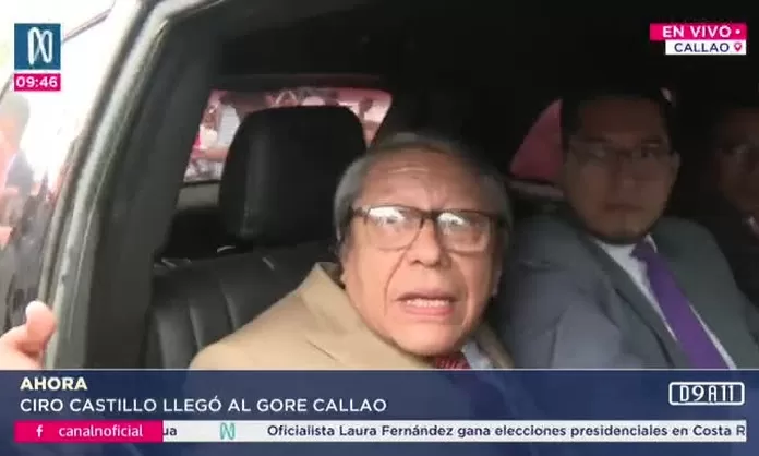 Ciro Castillo llegó al Gobierno Regional para retomar funciones | Canal N