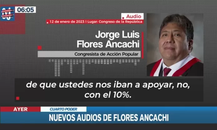 Congresista Flores Ancachi: Salen a la luz nuevos audios | Canal N