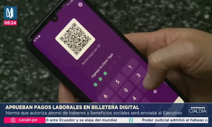 Congreso aprueba uso de billetera digital para pago de haberes | Canal N