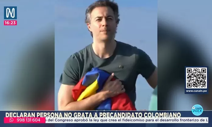 Declaran persona no grata a Daniel Quintero por izar bandera | Canal N