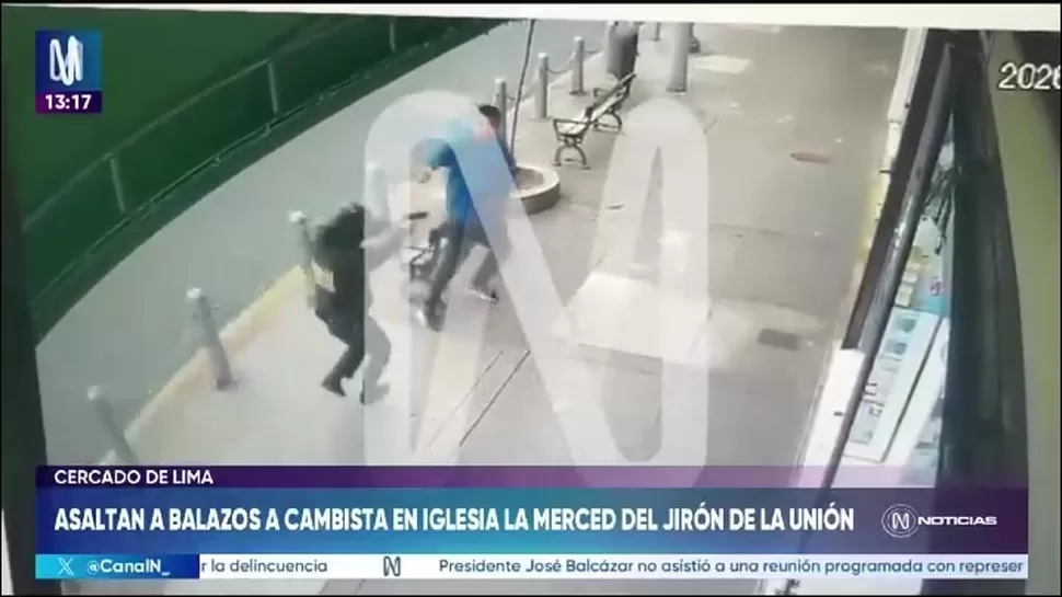Delincuente armado caminó dos cuadras tras asalto en iglesia La Merced ...