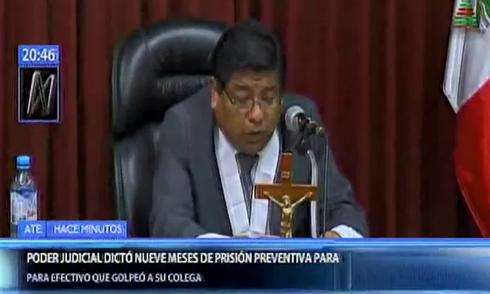Dictan 9 meses de prisión preventiva a capitán PNP que golpeó a una suboficial | Canal N