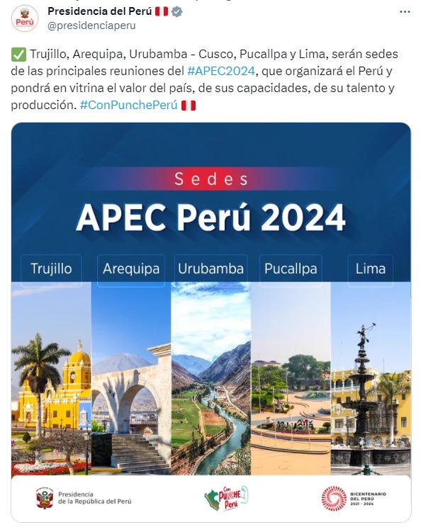 Dina Boluarte sobre APEC 2024: "Es un nuevo logro de la política exterior peruana" | Canal N