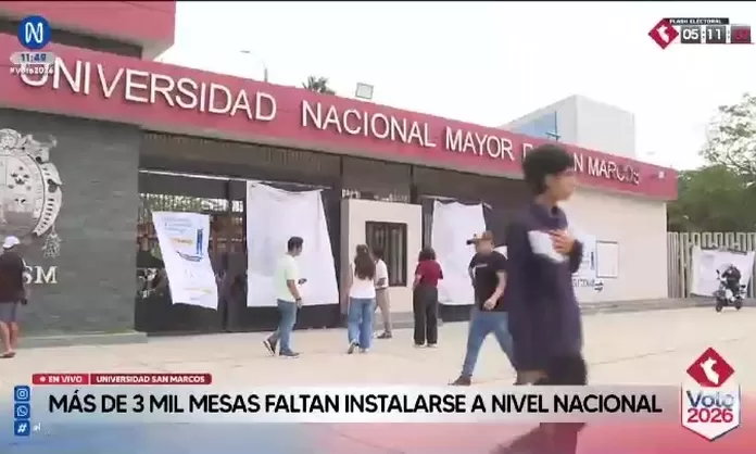Elecciones 2026: Más de 6.300 mesas faltan instalarse a nivel nacional ...
