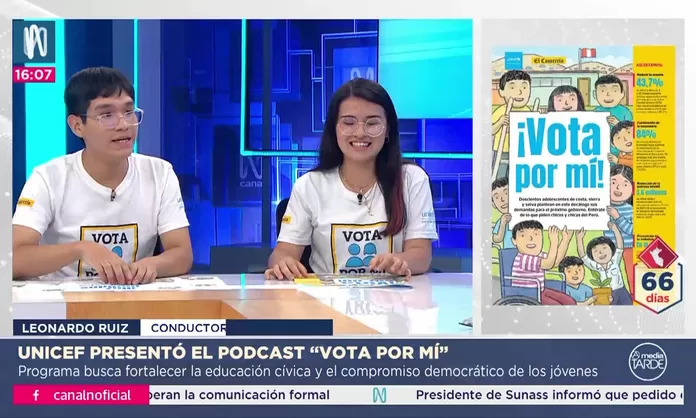 Elecciones 2026: Unicef presentó el pódcast "Vota por mí" | Canal N