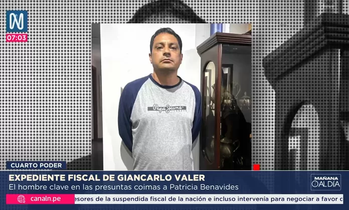 Giancarlo Valer: El hombre clave en las presuntas coimas a Patricia Benavides | Canal N