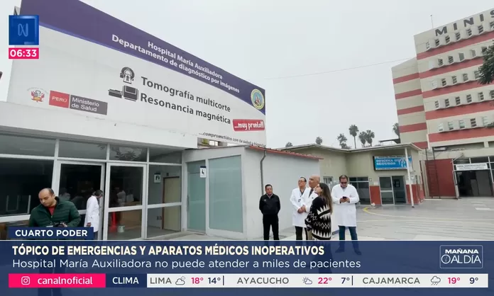 Hospital María Auxiliadora: Denuncian falta de funcionamiento del ...