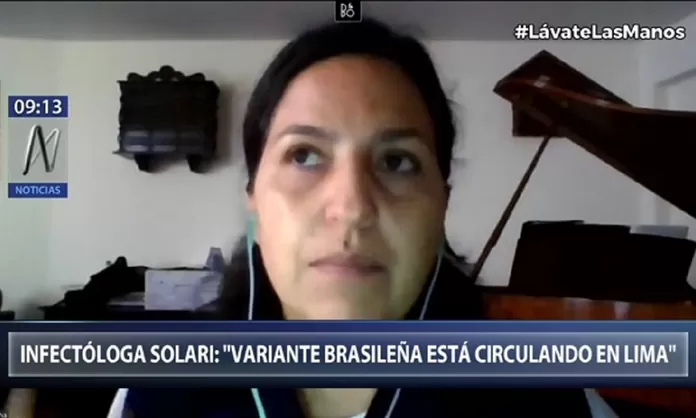 Infectóloga Solari: Variante brasileña de COVID-19 está circulando en Lima | Canal N