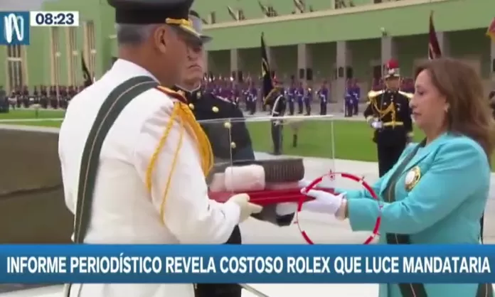 Informe periodístico revela costoso Rolex que luce Dina Boluarte | Canal N