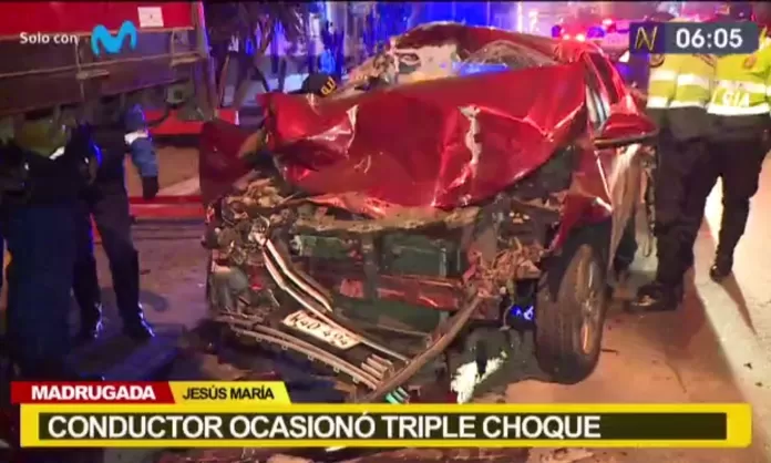 Jesús María: Conductor ocasionó triple choque | Canal N