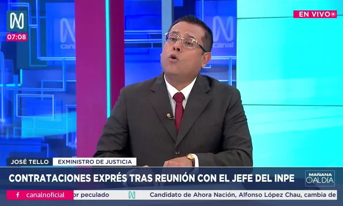José Tello: Contrataciones tras reuniones con jefe del INPE deben ser ...