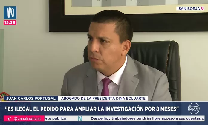 Juan Carlos Portugal sobre caso de Dina Boluarte: “Es ilegal el pedido para ampliar la ...