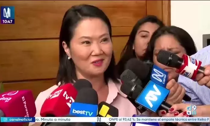 Keiko Fujimori pide esperar resultados finales y llama a respetar el ...