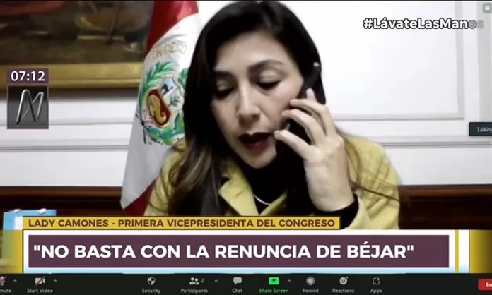 Lady Camones: “No basta con la renuncia de Héctor Béjar” | Canal N