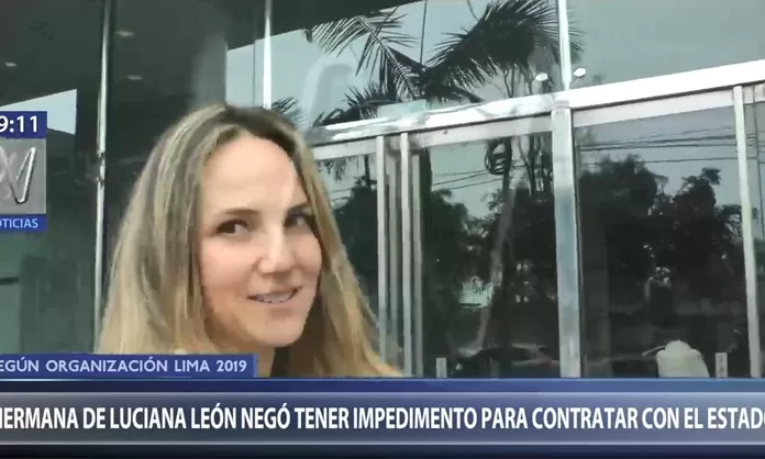 Hermana de Luciana León negó tener impedimento para contratar con el ...