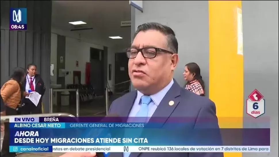 Migraciones: Desde hoy, inicia atención sin cita para trámites de ...