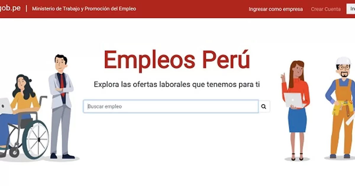 Ministerio de Trabajo lanzó plataforma Empleos Perú con más de 7000 ...