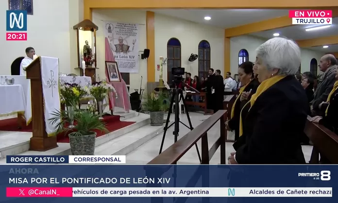 Misa en Trujillo en honor al Papa León XIV emociona a fieles | Canal N