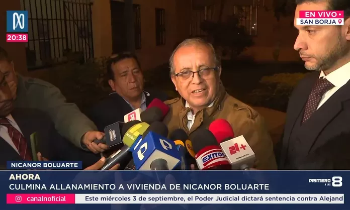 Nicanor Boluarte: "No conozco ni he conversado con Santiváñez" | Canal N