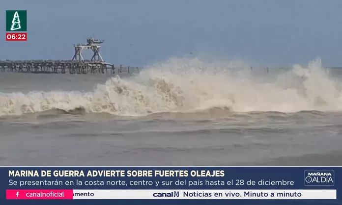 Oleaje anómalo afectará la costa peruana hasta el 28 de diciembre | Canal N