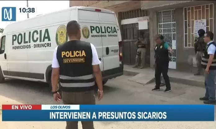 Los Olivos: Policía interviene inmueble y detiene a personas vinculadas ...