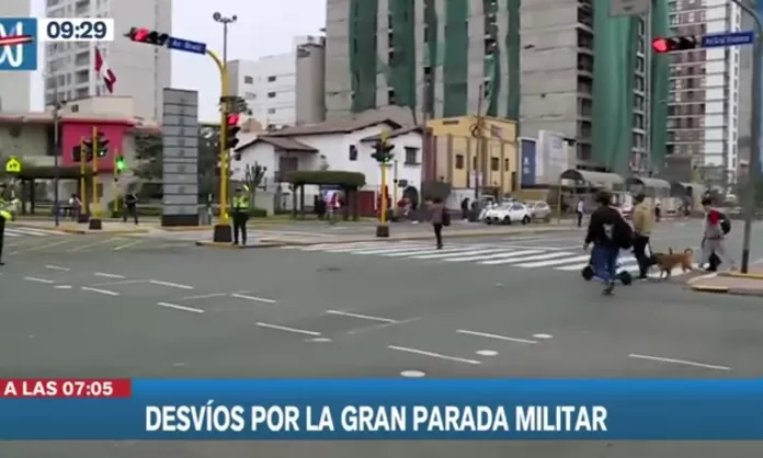 Parada Militar: Tránsito en Av. Brasil será restringido los 27, 28 y 29 ...