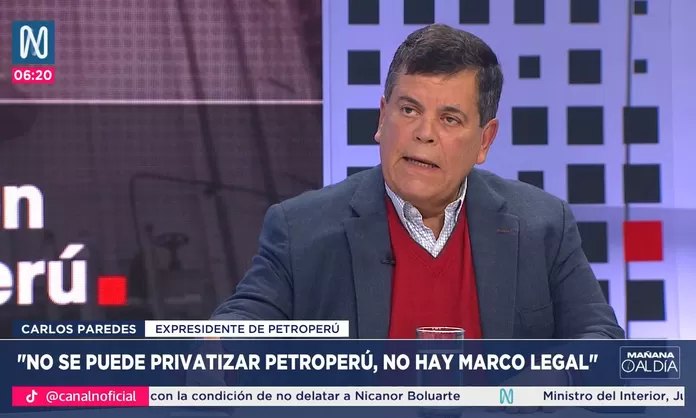 Paredes: “No se puede privatizar Petroperú, no hay marco legal” | Canal N