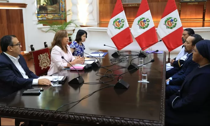 Presidencia Dina Boluarte se reunió con líder del partido Frepap | Canal N