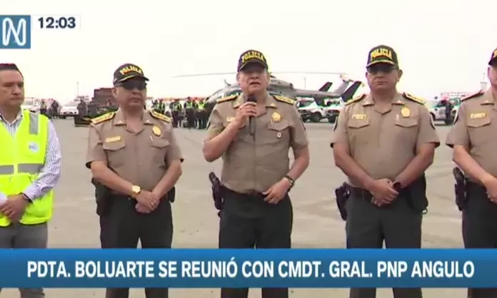 Presidenta Boluarte y comandante general de la PNP se reunieron en Palacio | Canal N