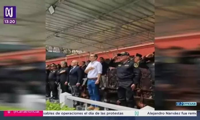 Presidente José Jerí transmite ceremonia policial en vivo por TikTok ...