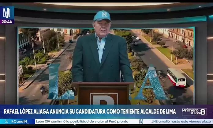 Rafael López Aliaga anuncia su candidatura como teniente alcalde | Canal N