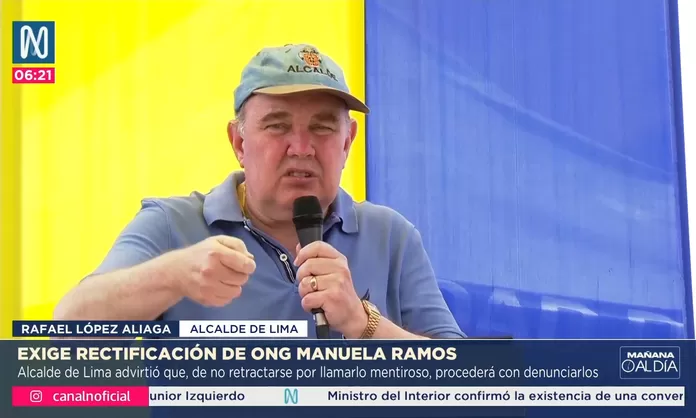Rafael López Aliaga exige rectificación a ONG Manuela Ramos | Canal N