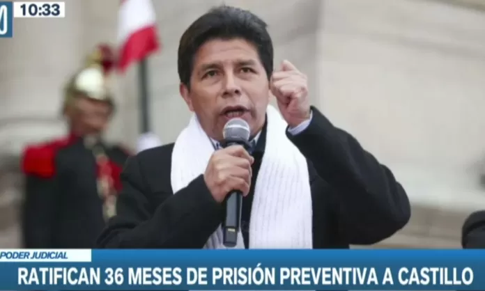 Ratifican Prisión Preventiva Contra Pedro Castillo Canal N