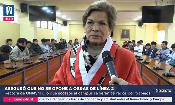 UNMSM no se opone a construcción de la Línea 2 | Canal N