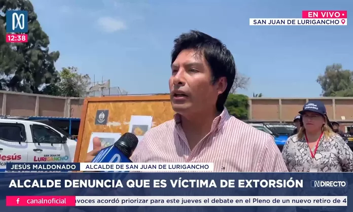 San Juan de Lurigancho: Alcalde y funcionarios son víctimas de extorsión | Canal N