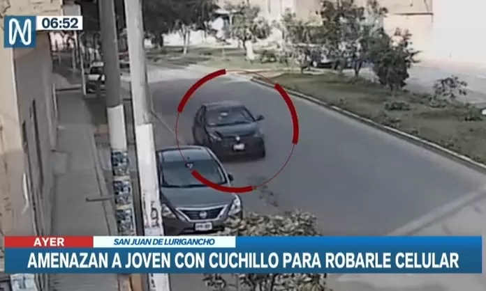 San Juan de Lurigancho: Delincuente asaltó con un cuchillo a adolescente | Canal N