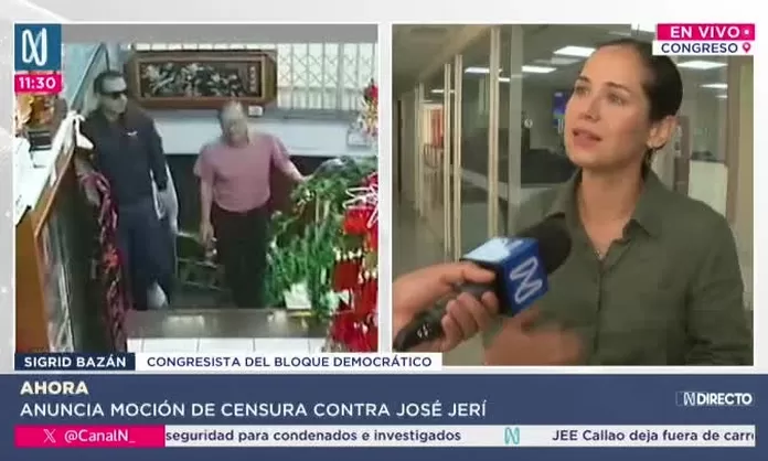 Sigrid Bazán: Censura a Jerí es la vía más viable y urgente | Canal N