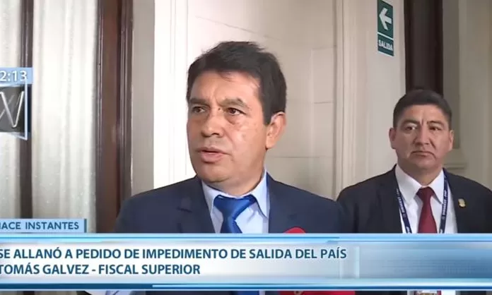 Fiscal Tomás Gálvez Se Allanó Al Pedido De Impedimento De Salida Del