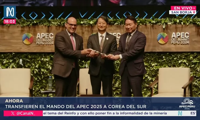 Transfieren mando APEC a Corea del Sur | Canal N