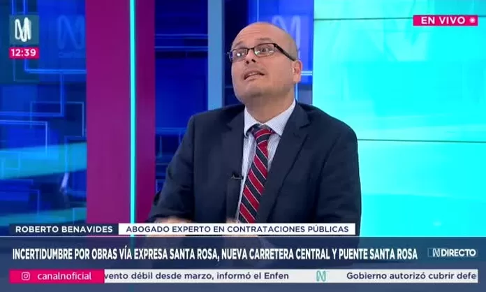 Vía Santa Rosa: Roberto Benavides advierte posibles retrasos por cambio ...